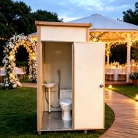 China Wholesale cheap Steel Sandwich Panel Mobile Toilet Portable Toilet Cabin Container Public Toilet Washroom for Construction Site for sale
