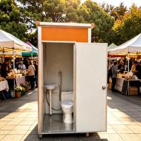 China Prefab Selling Portable Toilet for Outdoor Wc Sanitary Removable Outside Modular Toilet Fully Assembled Portable Prefab Toilet for sale