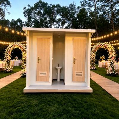 China Prefab Portable Mobile Toilet Camp Restroom Shower Bathroom Washroom Outdoor Public Portable Chemical Toilet Price for Sale for sale
