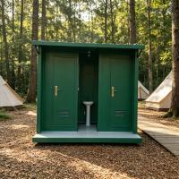 China Luxury Mobile Portable Bio Toile Prefab Restroom Expandable Container House with Steel Construction for Outdoor Use for sale