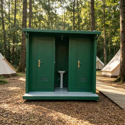 China Luxury Mobile Portable Bio Toile Prefab Restroom Expandable Container House with Steel Construction for Outdoor Use for sale