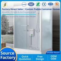 China Factory Direct Square Prefabricated Bathroom Pod Shower Enclosure Tempered Glass Aluminium Alloy Fast Installation High Building for sale