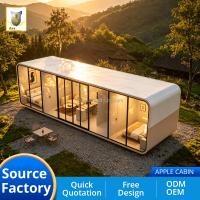 China 20ft Modern Modular Container Home Movable Tiny House Smart Apple Cabin Sleeping Container House Scenic Camp Prefab Apple Cabin for sale