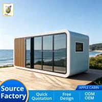 China Hot Sale 3m 6m Custom Modular Apple Cabin House Prefabricated Container House Luxury Mobile Apple Cabin House With Bathroom for sale