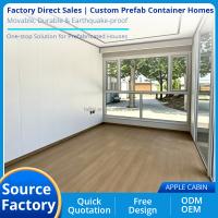 China Hot Sale 3m 6m Custom Modular Apple Cabin House Prefabricated Container House Luxury Mobile Apple Cabin House With Bathroom for sale