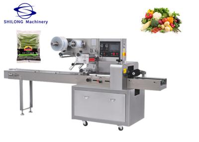 China Flow Vegetable Fruit Pillow Packaging Machine For Mushroom Potato Pepper for sale