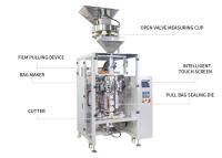 China 200g 500g Peanut Grain Automatic Granule Packing Machine 600Kg 0.65mpa for sale