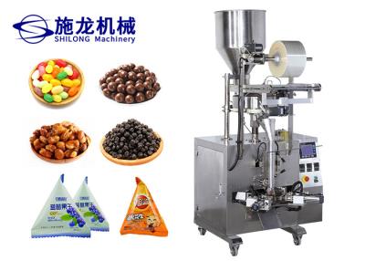 China 2.6kw W40mm Triangle Bag Granule Packing Machine Peanut Sealing PE NILO for sale