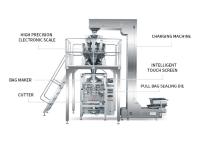 China L400mm Food Plastic Bag Granule Packing Machine 5kg Fully Automatic for sale