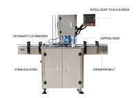 China Tin Can Soda Can Automatic Can Sealing Machine 30 Cans / Min 2600W for sale