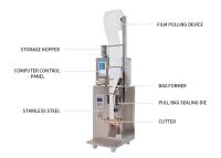China Salt Rice Vertical Form Fill Seal Multi Function Packing Machine 110V1g To100g for sale