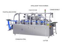 China Single Sachet Automatic Wet Wipes Packaging Machine PLC 12grams 2.8KW for sale