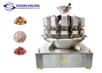 China Puffed Food 10 Automatic Multi Head Weigher Single Phase IP65 Waterproof for sale