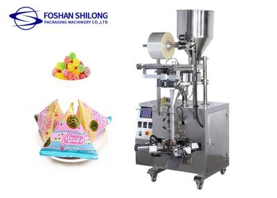 China PE NILO Cotton Candy VFFS Packaging Machine Triangle Bag 220mm for sale