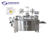 China Single Disinfect Alcohol Swab Making Machine Four Side Seal 30mm*30mm for sale