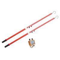 China Portable 10kV Line Phasing Tester With Insulated Sticks For Live Power Line Test for sale
