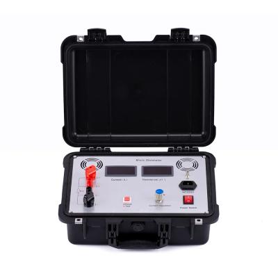 China Portable Micro Ohm Meter Digital Contact Loop Resistance Adjustable Output 2000W for sale