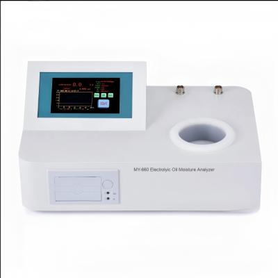 China MY OS Karl Fischer Coulometric Titration Insulating Oil Moisture Analyzer for sale