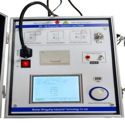China MY-108 Automatic Frequency Conversion Anti-interference 10kV Transformer Dielectric Loss Tester Tan Delta Test Equipment for CVT Capacitor for sale