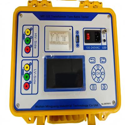 China MY-122 Automatic Transformer Turn Ratio Tester for Power Transformer Inspection TTR Tester for sale
