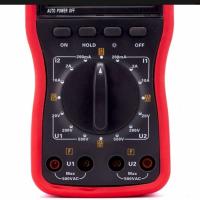 China Handheld Dual Clamp Digital Phase Voltammeter, 500V 10A Power Parameter Tester for sale