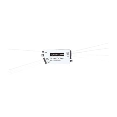 China 4CH-8CH Compact 1270nm CCWDM Fiber Optic Multiplexer with ≤0.8dB Insertion Loss and 20nm Channel Spacing for sale