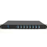 China 8-Channel 1RU Rack Mount CWDM Mux Demux with 1270-1610nm Wavelength Range and 20nm Channel Spacing for Optical Networks for sale