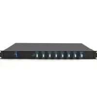 China 18 Channel CWDM Mux/Demux with 1270-1610nm Wavelength Range and 1U Rack Mount for Bi-Directional Fiber Transmission for sale