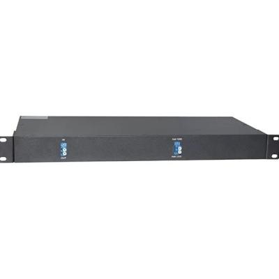China Duplex Dual Fiber 2CH 1RU Rack Mount CWDM Mux Demux for Advanced Networking for sale