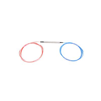 China Professional CWDM Filter 1x2 Optical Multiplexer with 0.6dB Insertion Loss and 300mW Power Handling for Fiber Networks for sale