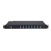 China 1RU Rack Mount 8CH Duplex Dual Fiber 1470nm to 1610nm CWDM Mux Demux Optical Networking Solution for Flexible Data Transmission for sale
