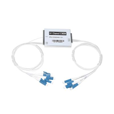China Compact CWDM MUX DEMUX Module with ≤1.5dB Insertion Loss and 20nm Channel Spacing for Fiber Optic Networks for sale