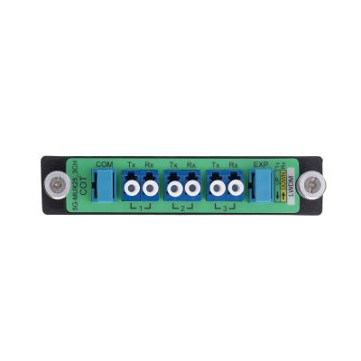 China 12-Channel LWDM MUX DEMUX 1260-1330nm O-Band with 800GHz Spacing for PON Networks and 5G Fronthaul for sale