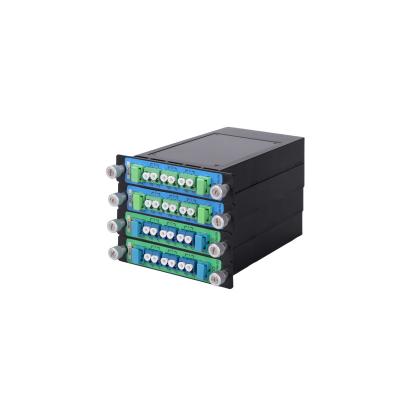 China 12-Channel O-Band LWDM MUX DEMUX with 800GHz Spacing for Data Centers and 5G Networks - 70x40x12mm Compact Design for sale
