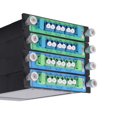 China 12-Channel O-Band LWDM MWDM Multiplexer with 800GHz Spacing and 30dB Isolation for 5G Fronthaul Networks for sale