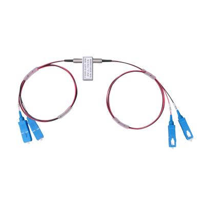 China 2x2 Mechanical Optical Switch 500mW with ≤8ms Switching Speed and ≤1.0dB Insertion Loss for Fiber Networks for sale
