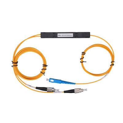 China Single Channel 3 Ports FTTH FWDM Filter with ≤0.1dB PDL and 1540-1565nm Transmission for sale