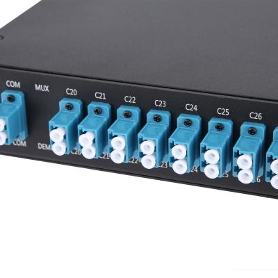 China 40-Channel DWDM AAWG Module for 5G Fronthaul Networks with 100GHz Spacing and Real-Time Monitoring C21-C60 for sale