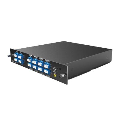 China High Density 8-Channel DWDM MUX DEMUX LGX Box with 2.4dB Insertion Loss and -40°C to 85°C Operating Temperature for sale