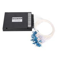 China ABS 18CH DWDM OADM MUX DEMUX Module with 30dB Adjacent Isolation, Epoxy-Free Optical Path, FC APC Connectors, 120×80×18mm for sale