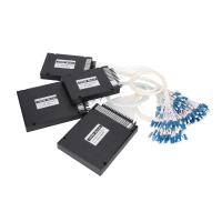 China 500mW Passive DWDM 18CH MUX DEMUX ABS Box with SMF-28e+ Fiber, C22 to C39 Wavelengths, -40°C to 85°C Operating Range for sale