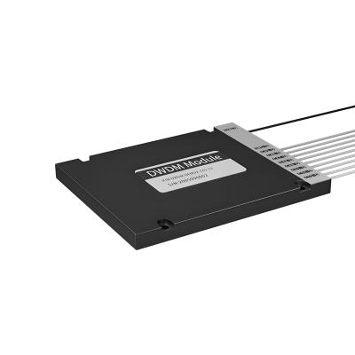 China Customizable 8CH DWDM MUX DEMUX ABS Box with 100GHz Spacing and -40°C to 85°C Operating Temperature for sale