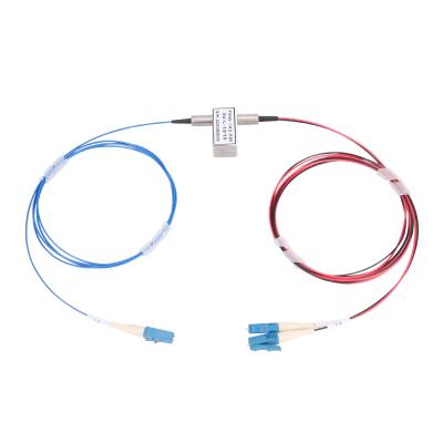 China 1x2 Mechanical Optical Switch with ≤8ms Fast Switching Speed and 27×12×8.2mm Compact Size for High-Speed Data Transmission for sale