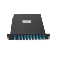 China Scalable DWDM OADM 8 Channel Mux Demux DWDM Dual Fiber LGX Module for sale