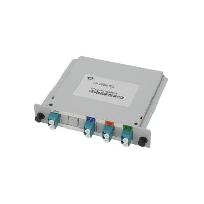 China 6 Channel CWDM MUX DEMUX LGX Plastic Housing 1270-1610nm Bidirectional Fiber for 5G Telecom for sale