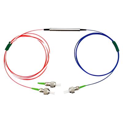 China Industrial Temperature 3-Port Fiber Circulator 1310nm or 1550nm with 0.8dB Insertion Loss and 50dB Isolation for DWDM Systems for sale