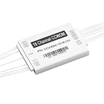 China Excellent Reliability and Thermal Stability 18CH Compact CWDM CCWDM Mux for Network Expansion and Data Transmission for sale