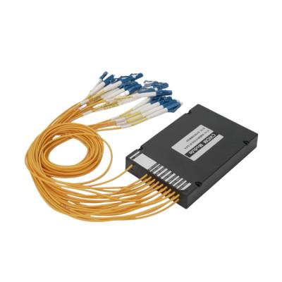 China 16 Channel Single Fiber CWDM Mux Demux Expansion and Monitor Ports 4.5dB Typical IL LC UPC for sale