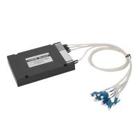 China Ultra Low PDL Dual Fiber 4 Channels CWDM Mux Demux 1370-1530nm for Bidirectional Communication and Optimal Performance for sale