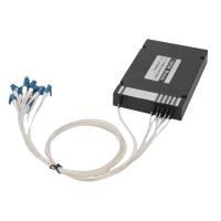 China 4-Channel CWDM MUX DEMUX ABS Box Industrial Solution for Metro Access Data Centers Dual Fiber 1550-1610nm Stability for sale